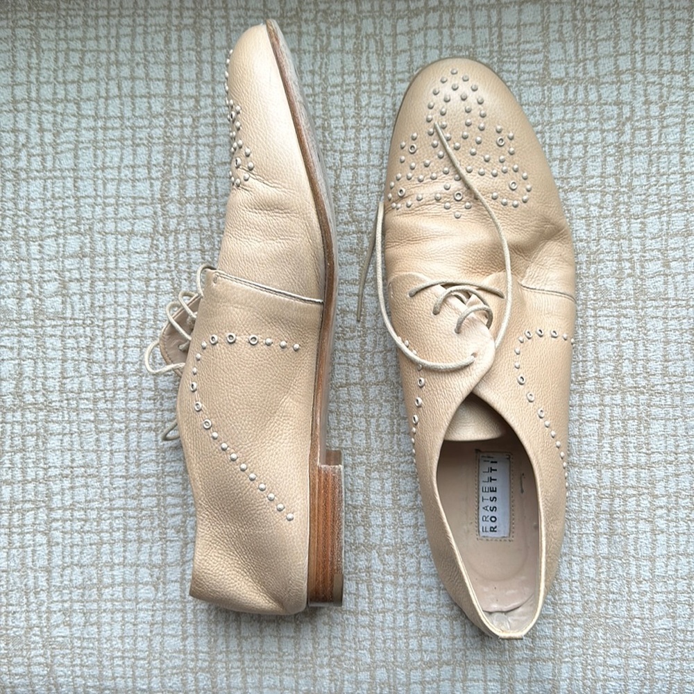 Rare Studded Fratelli Rossetti Shoes Made In Italy - Gem